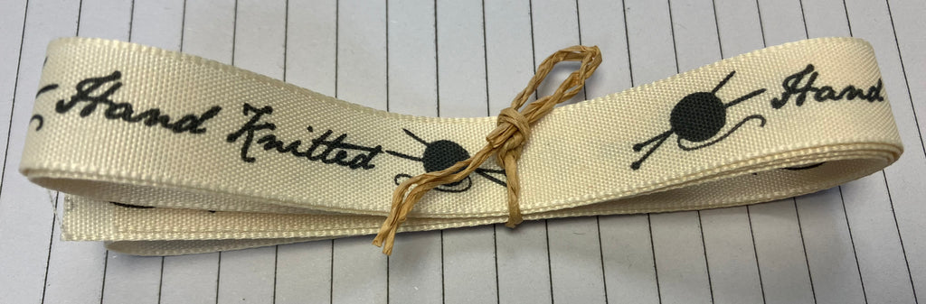 Hand knitted ribbon - 1 metre – Mrsicrafts