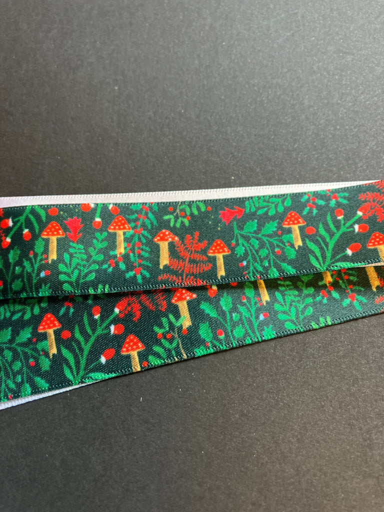 Green mushroom ribbon - 1 metre – Mrsicrafts